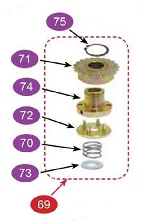 Ramset Ram 300 Clutch Release Assembly 800 75 22