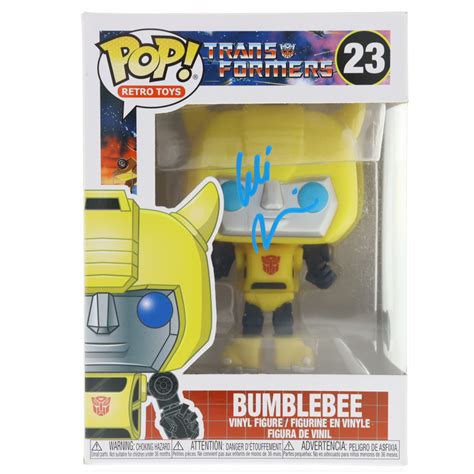 Will Friedle Signed Transformers Bumblebee 23 Funko Pop Vinyl Figure Beckett Pristine