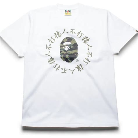 A Bathing Ape 1st Camo Kanji Logo Tee Sneaker Universal