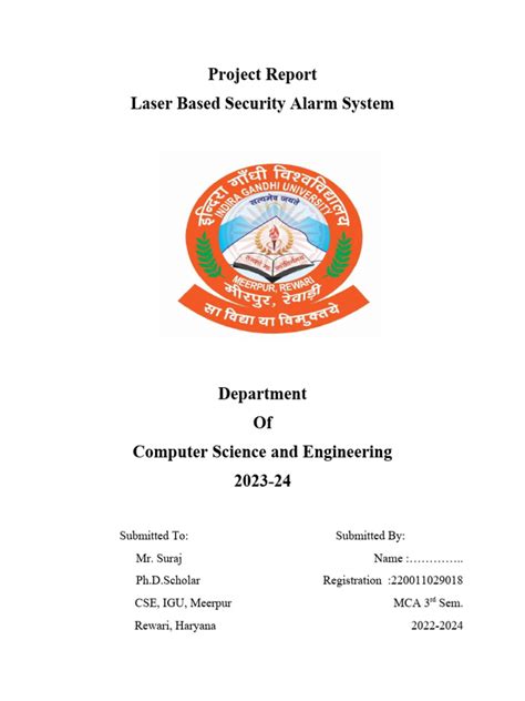 done laser based security alarm system neet members pdf