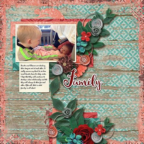 Sibling Love Scrapbook Scrapbookcom Digital