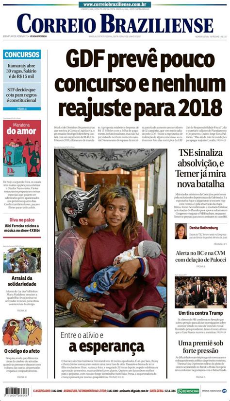Correio Braziliense Brasil Viernes 9 De Junio De 2017 Infobae