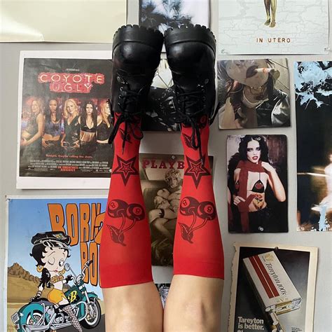 The Cutest Handmade Printed Tights Elevates Every Depop
