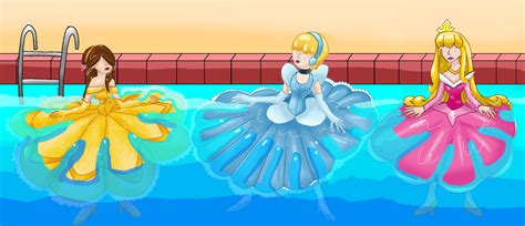 Wet Disney Princesses By Galbin32 On Deviantart