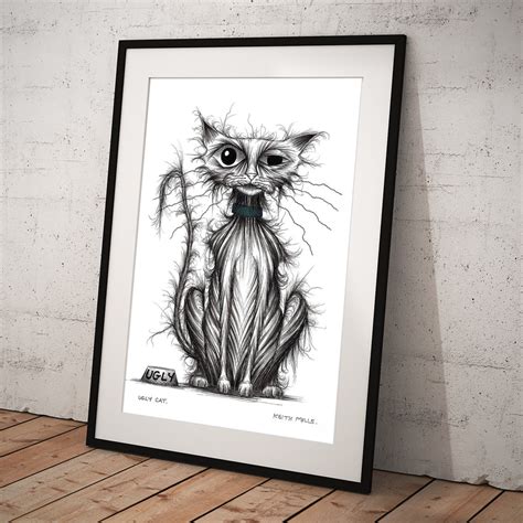 Ugly Old Drawing Cats