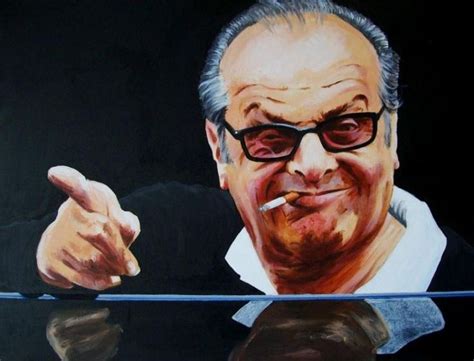 Stars Portraits Portrait Of Jack Nicholson By Tom Heyburn 2 Jack