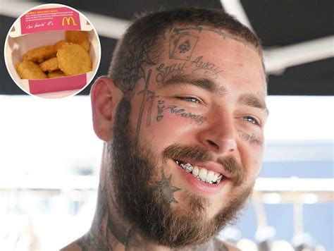 Rapper Post Malone Dropped A 600000 Diamond Embedded In His Tooth After Biting Into Mcdonalds