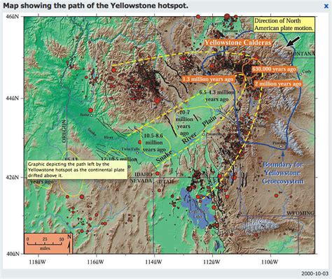 Yellowstone Caldera Volcano Blast Radius
