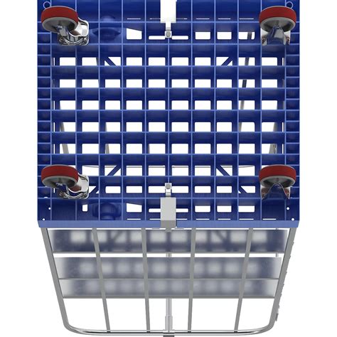 Order Picking Trolley With Plastic Transport Dolly Kaiserkraft