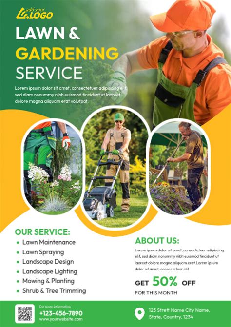 Online Editable Lawn And Garden Flyer Template Postermywall