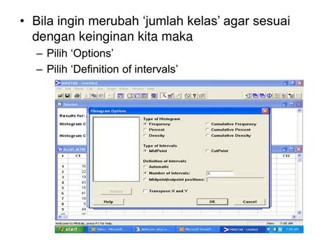 Ppt Cara Membuat Histogram Dengan Minitab Powerpoint Presentation Free Download Id 4020990