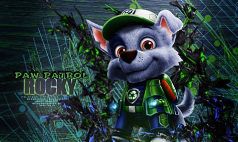 Rocky Paw Patrol By Johnnygatthird On Deviantart