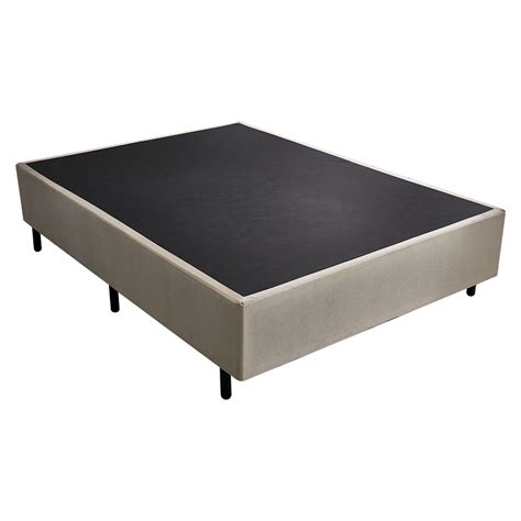 Base Box Casal Barcelona Suede Bege 138x188cm