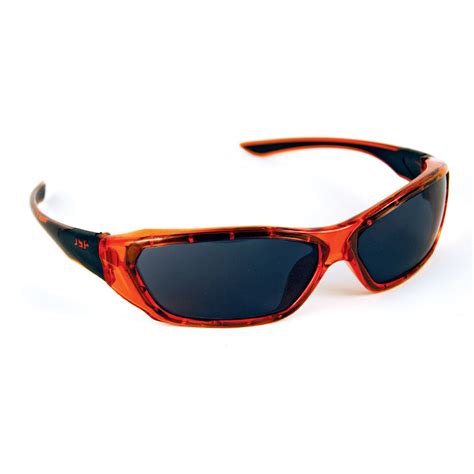 Jsp Forceflex™ Flexible Safety Glasses Orange Smoke Hc Lens