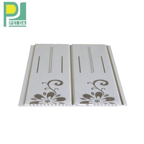 Matt White Pvc Fireproof Ceiling 250x3000mm Long Pvc Ceiling Panel
