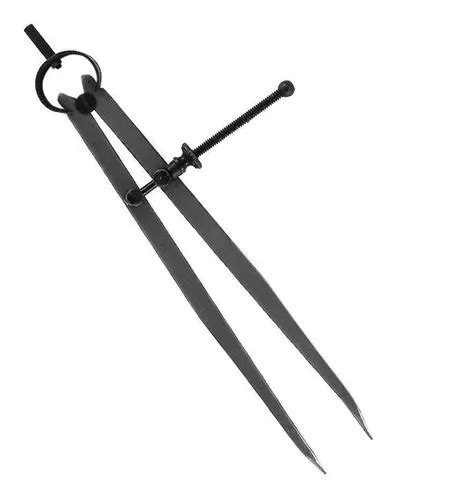 Compasso De Ponta Reta Para Mecânico 8 Pol Em Aço Carbono Mercadolivre