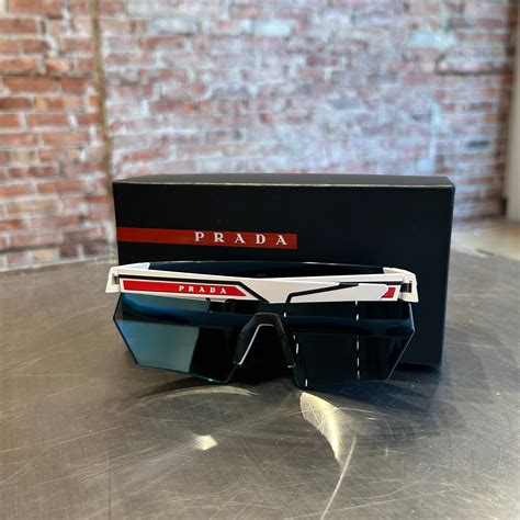 Prada Visor Sunglasses White Sadō Room