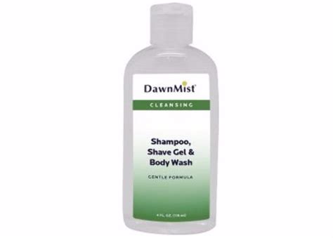 Dawnmist Shampoo Shave Gel And Body Wash 2 Oz 96 Units