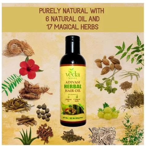 90ml Veda Mool Adivasi Herbal Hair Oil At Rs 80bottle Herbal Hair