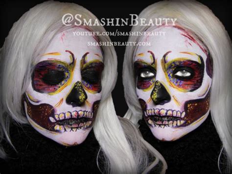 Colorful Skeleton Makeup Tutorial Skeleton Makeup Tutorial Skeleton