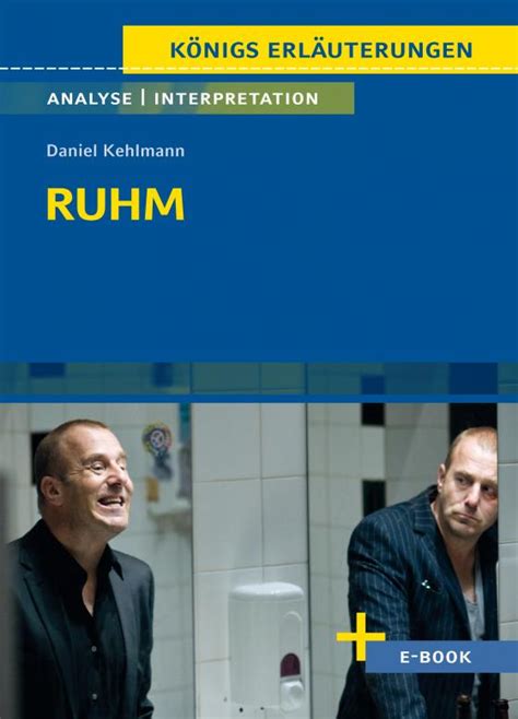 Ruhm Von Daniel Kehlmann Textanalyse Und Interpretation Lesejury