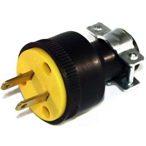 2 Wire Round Male Plug W Clamp Rubber Swiss Boy Vacuum Swiss Boy