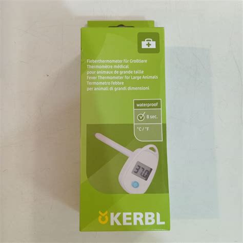 Jual Kerbl 2138 Rectal Digital Termometer Fever Thermometer Shopee