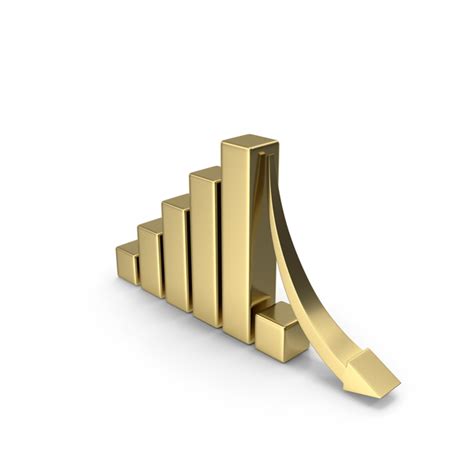 Gold Growth Down Arrow Symbol Png Images And Psds For Download