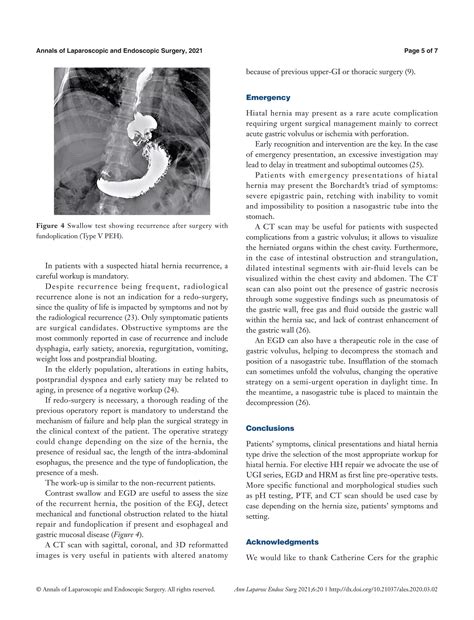 Optimal Workup For A Hiatal Herniapdf