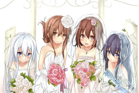Safebooru 4girls Akatsuki Kantai Collection Alternate Costume Bare