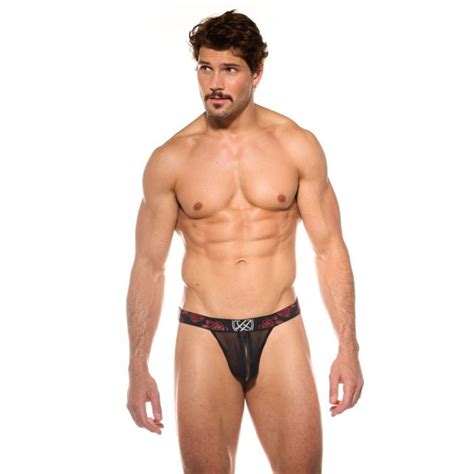 Gregg Homme Thorn Thong 200004 Black Mens Underwear