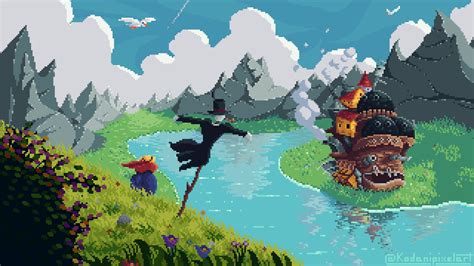 Howls Moving Castle Rpixelart