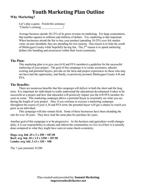 Youth Program Outline Template Printable Word Searches