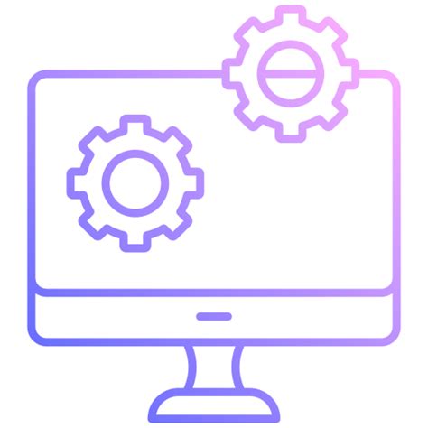 Operating System Generic Gradient Outline Icon Freepik