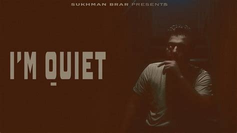 Im Quiet Sukhman Brar Official Audio Youtube