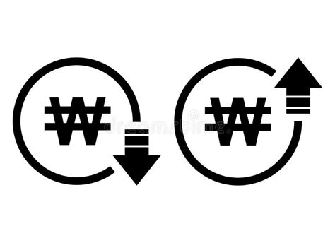 Increase Decrease Icon Collection Stock Illustrations 563 Increase