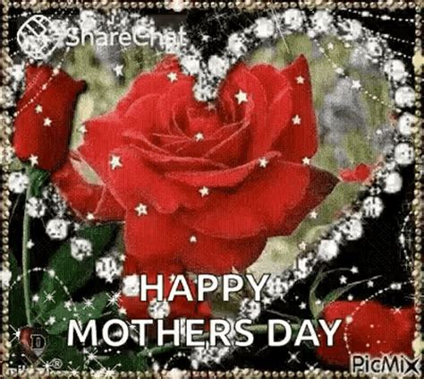 Happy Mothers Day Flowers  Happy Mothers Day Flowers Sparkles