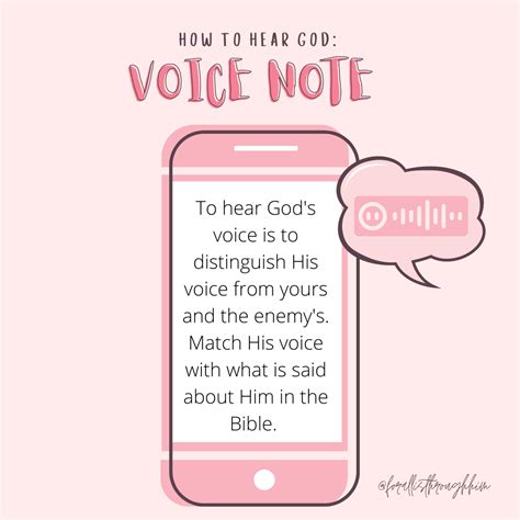 How To Hear Gods Voice For All Is Through Him