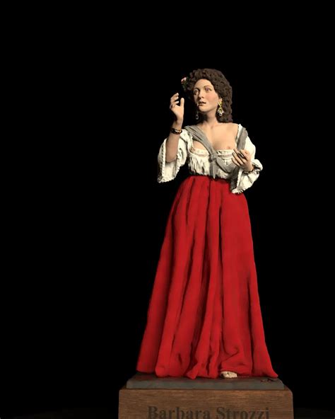 Barbara Strozzi Statue Modeled In 3d By Emil Solé