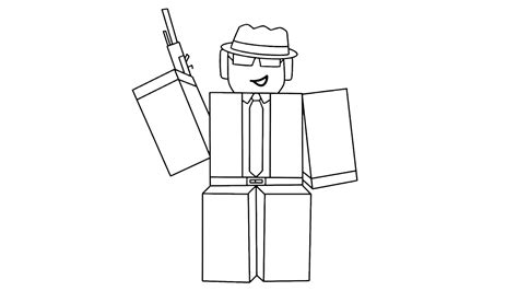 15 Forsaken Coloring Pages Roblox Lights Up In Fun Designs