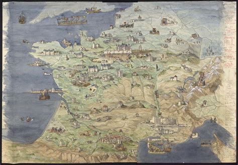 Mappa Iconica I Castelli Di Francia Nel Medioevo Jean Claude Golvin