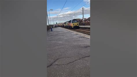 Colas Rail Class 70812 Passing Prestwick Town Youtube