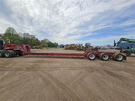 2007 Talbert Beam Lowboy Trailer For Sale Holland Mi 9315