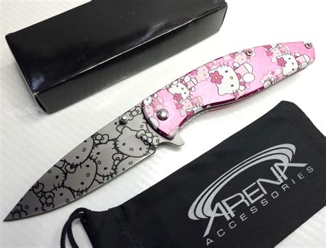 Hello Kitty Pink Cartoon Cat Pocket Knife Pf81c