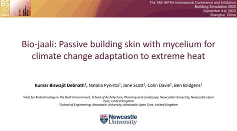 kumar biswajit debnath on linkedin bs2023 passivebuildingdesign