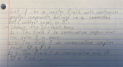Solved Let F Be A Vector Field With Continuous Partial Chegg