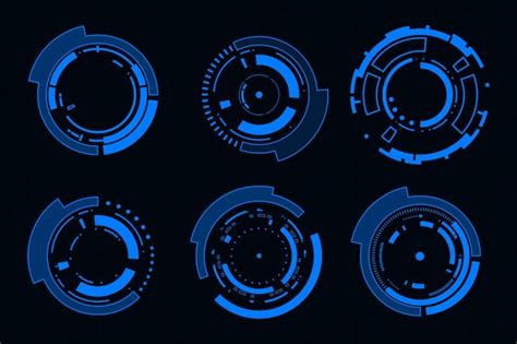 Premium Vector Vector Hitech Hud Frame Technology Futuristic Interface Element