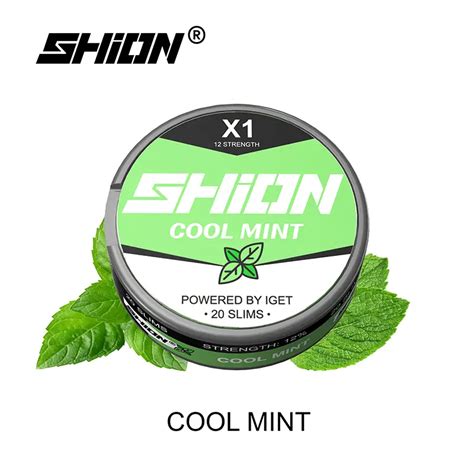 Cool Mint Iget Shion X1 Nicotine Pouch 12mg Iget Vape Shop