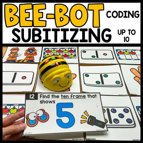 Subitizing Number Sense Bee Bot Mat We Are Better Together