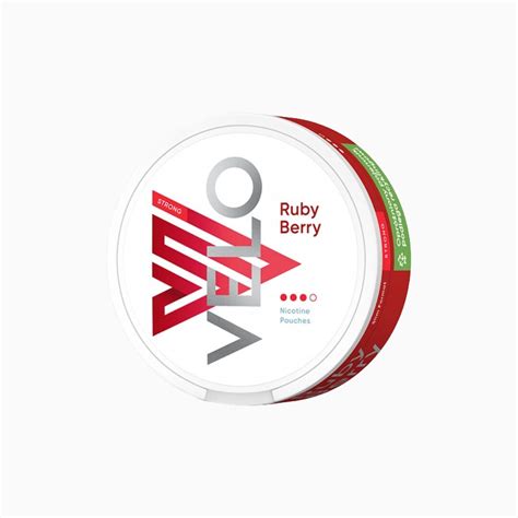Velo Ruby Berry 14mg Rush Tins